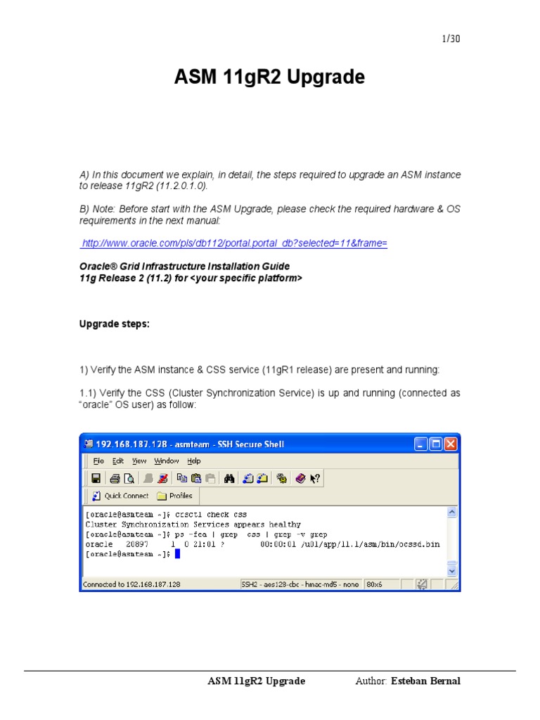 Asm 11gr2 Upgrade Oracle® Grid Infrastructure Installation Guide 11g Release 2 11 2 For Pdf