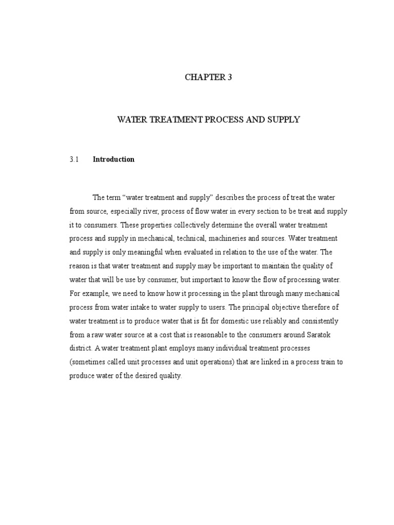 Water Treatment Plant | PDF | Water Purification | Filtration