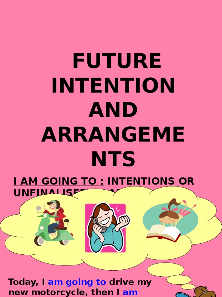 Intentions and Present Continuous | PDF