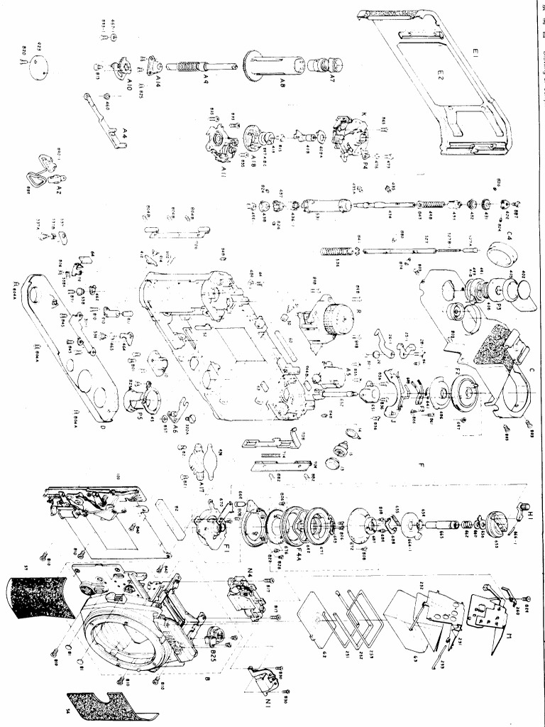 Nikon FE Exploded View