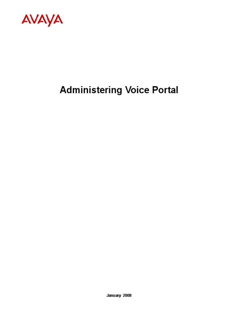 Voice Portal Admin Guide | PDF | Password | Login