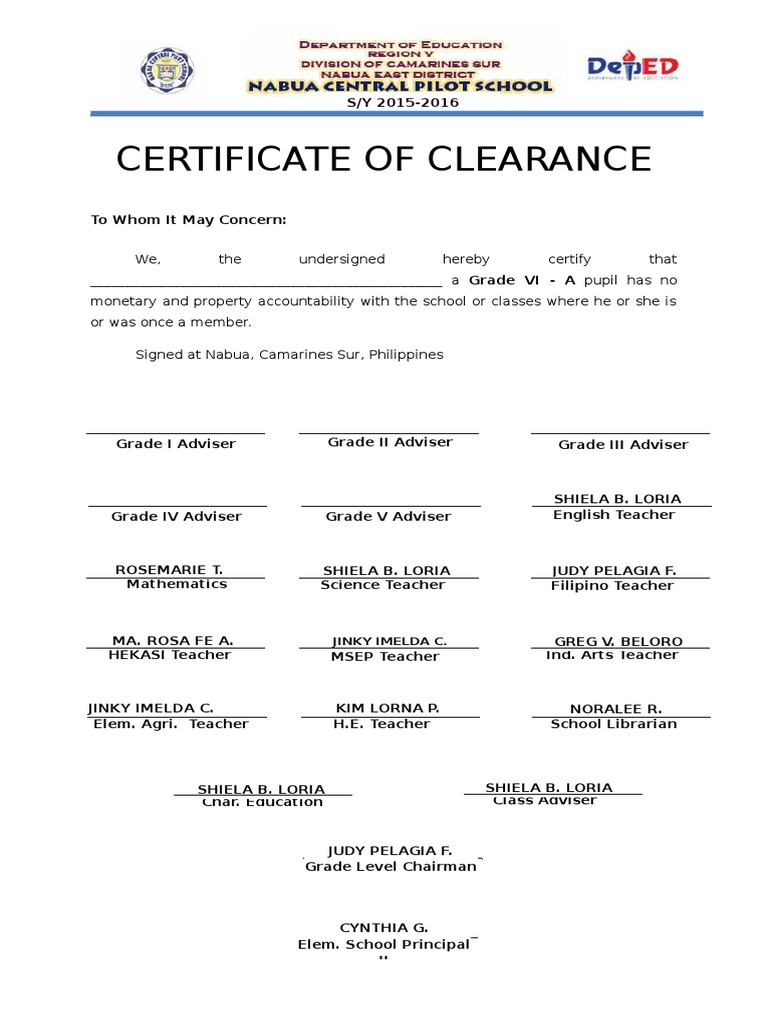 Pupils Clearance Vi - A | PDF