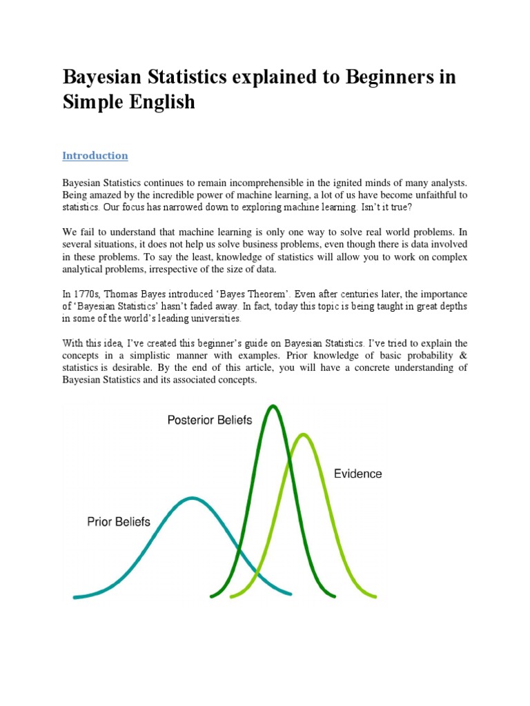 Bayesian Statistics Explained To Beginners in Simple English | PDF | P Value | Bayesian Inference