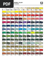 Revell Paint Conversion Chart | PDF | Green | Grey