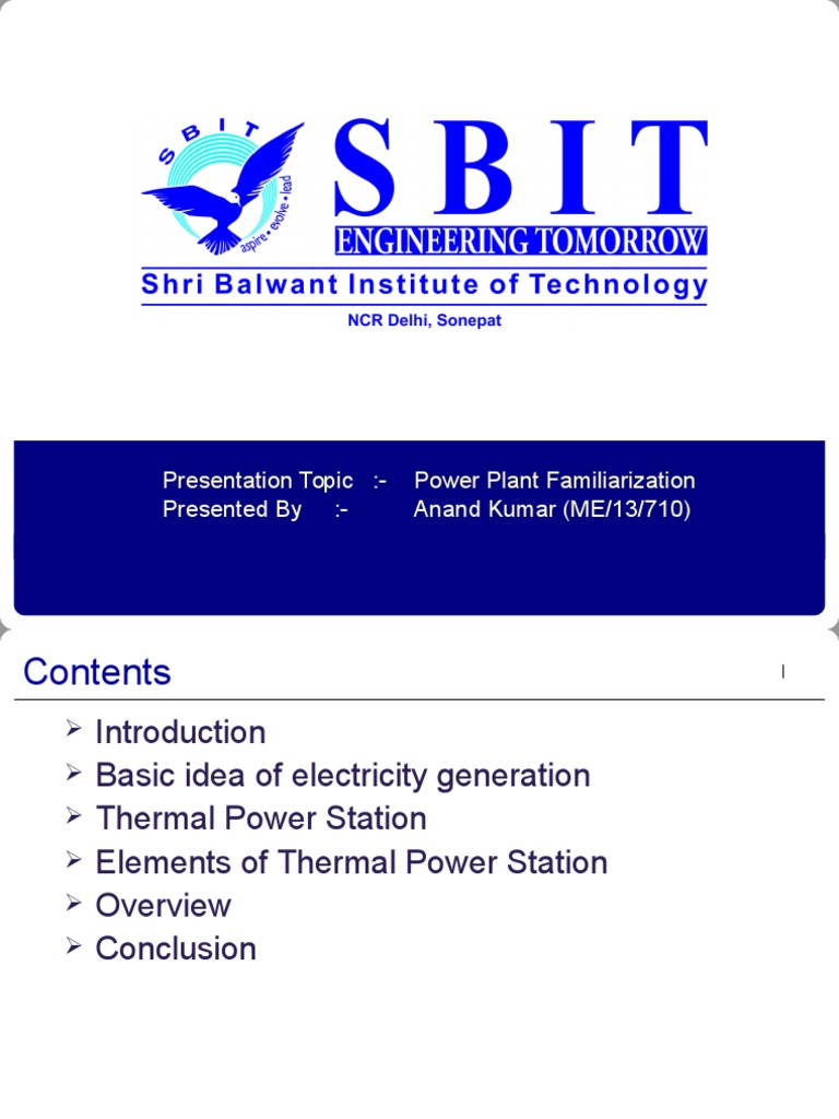 Power Plant Familiarization | PDF | Boiler | Coal