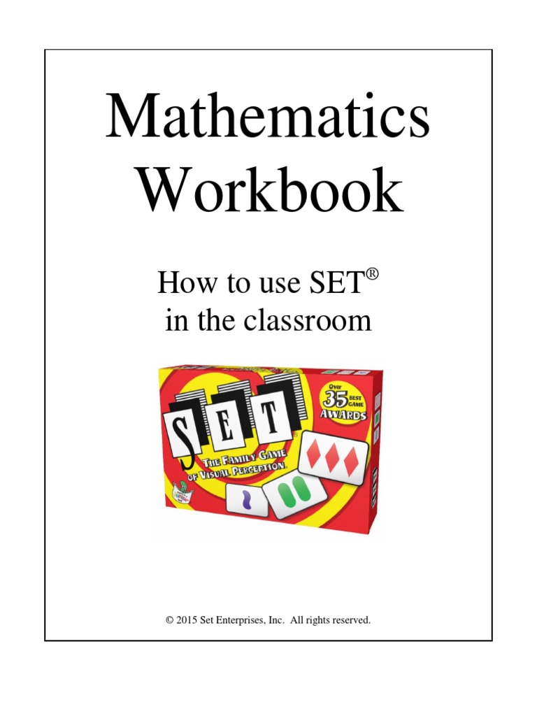 Mathematics Workbook SET | PDF | Matrix (Mathematics) | Subtraction