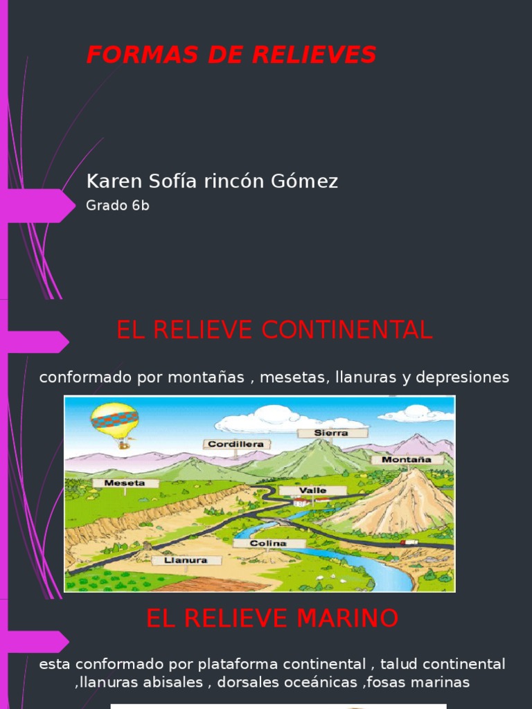 Formas de Relieves | PDF