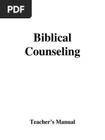 Biblical Counselling Jay e Adams | PDF | Id | Guilt (Emotion)