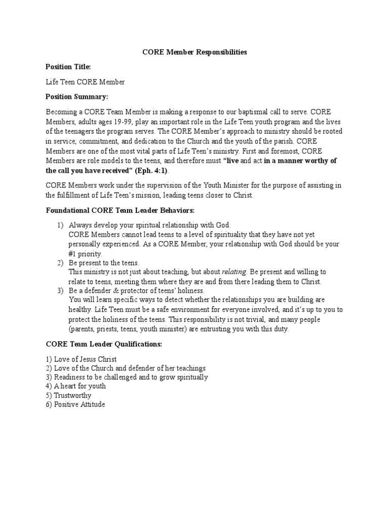 Core Requirements | PDF | Catholic Church | Eucharist