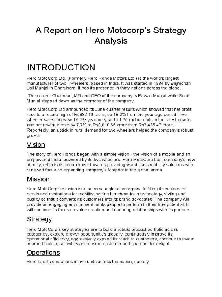 Hero | PDF | Motorcycle | Honda