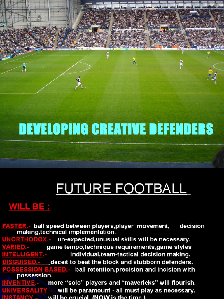 Creative Defenders (Dick Bate) | PDF | Defender (Association Football ...
