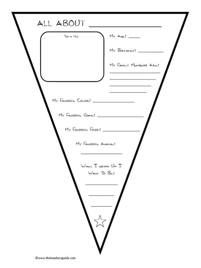 All About Me Pennant | PDF