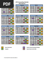 2025 Office Calendar and Paydays | PDF