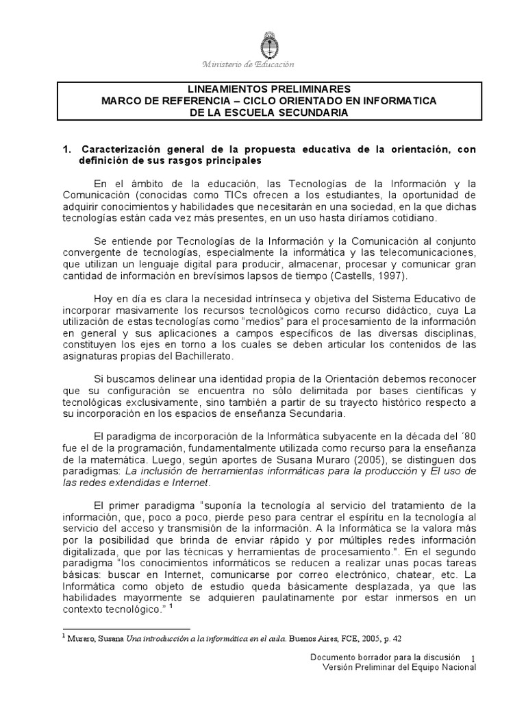 Marco Informatica | PDF | Ciencias de la Computación | Aprendizaje