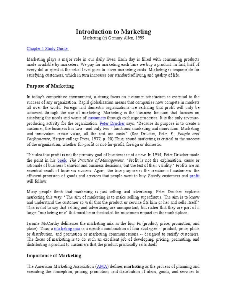 Marketing Study Guide | PDF | Distribution (Business) | Marketing