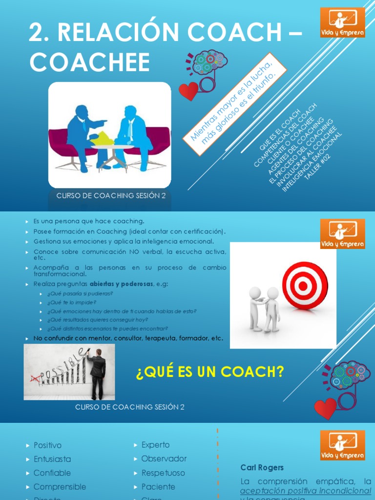 2 Relacion Coach y Coachee