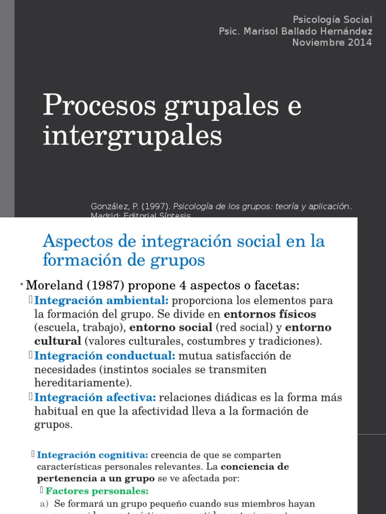 Procesos Grupales e Intergrupales | PDF | Conflicto (proceso ...