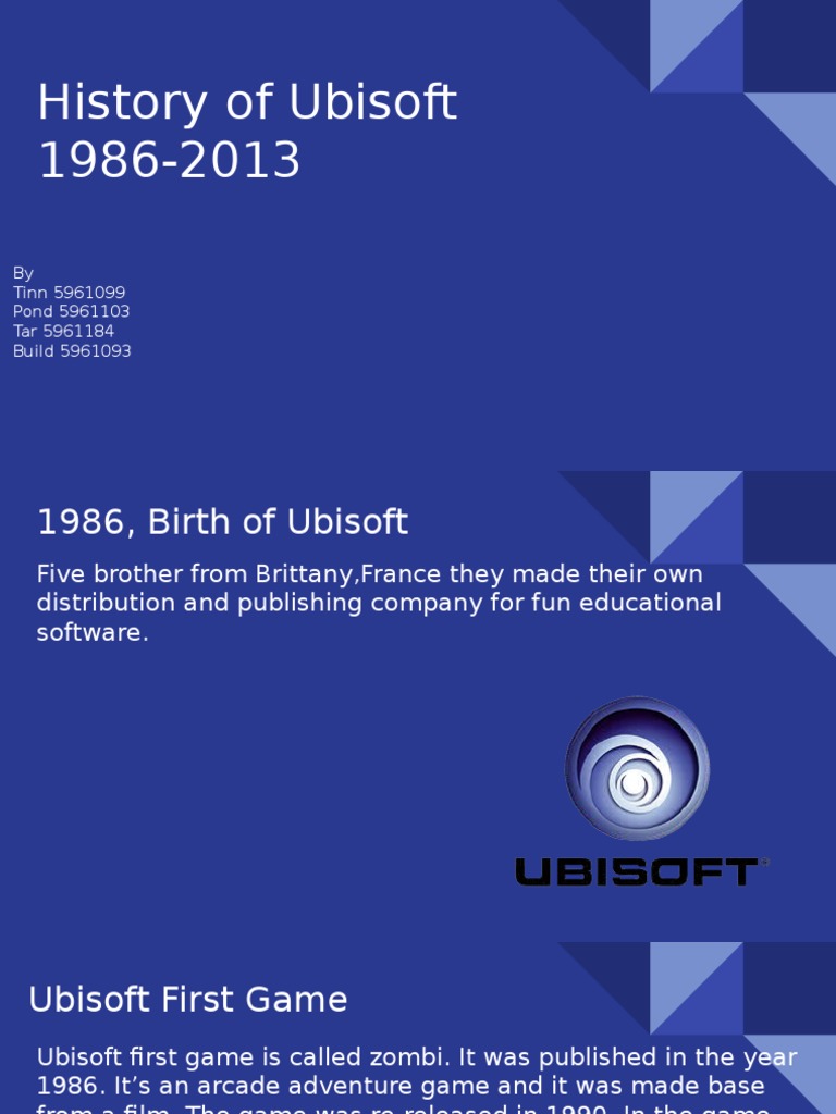 Ubisoft | PDF | Ubisoft | Video Game Publishers