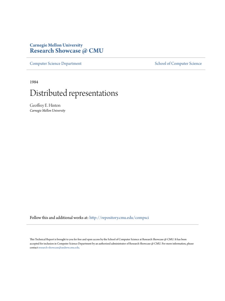Distributed Representations | Download Free PDF | Artificial Neural ...