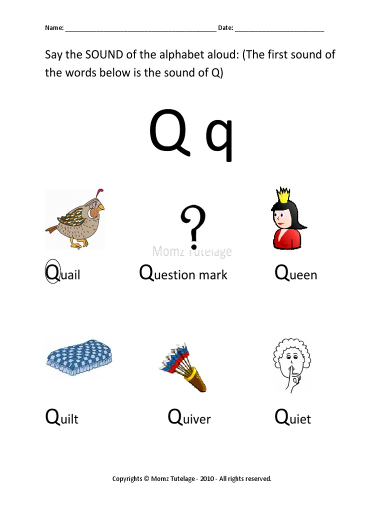 Phonics Q | PDF