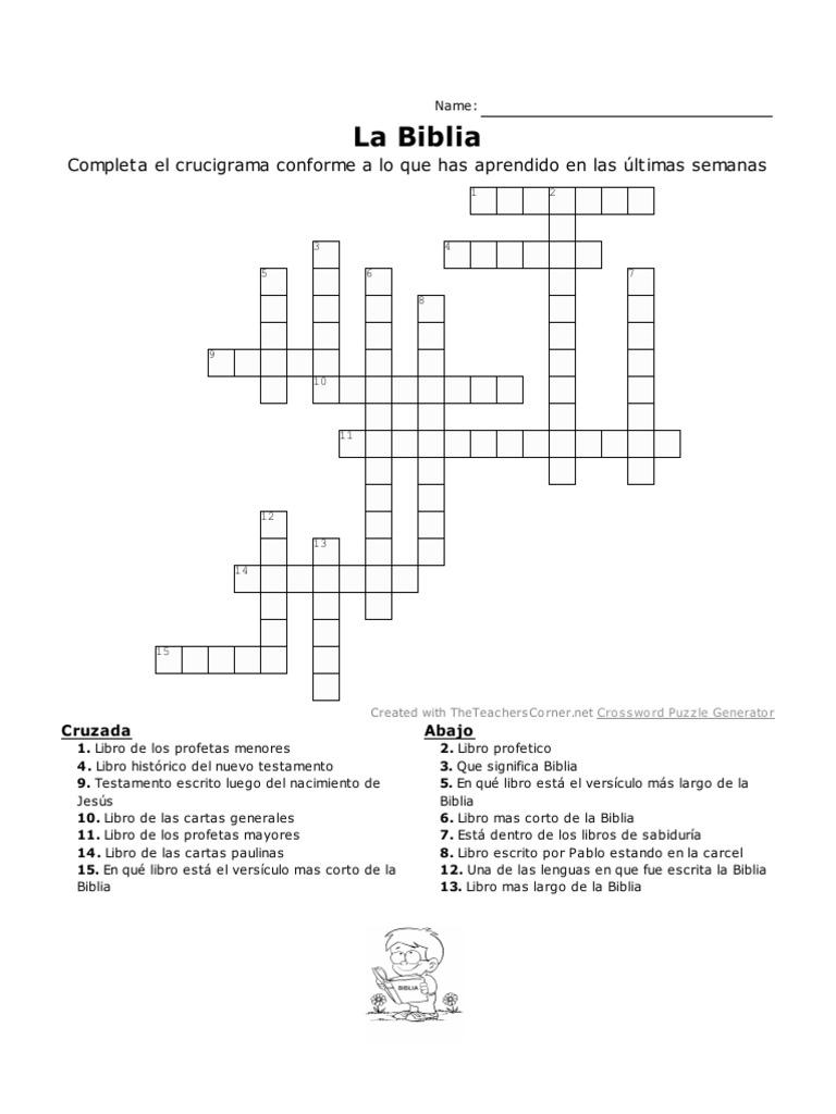 Crucigrama Sobre La Biblia Actividades De La Biblia Biblia Para | Porn ... Crucigrama Sobre La Biblia Actividades De La Biblia Biblia Para | Porn ...