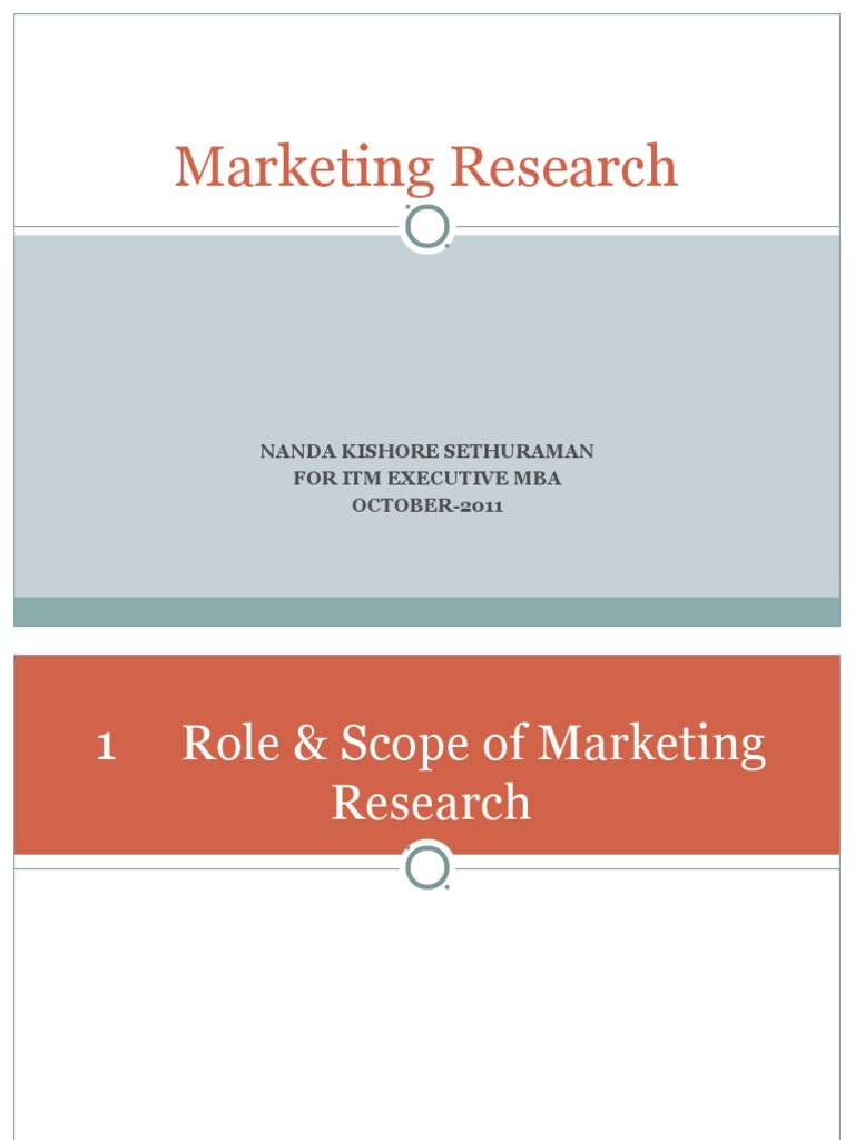 Marketing Research | PDF | Marketing Research | Survey Methodology