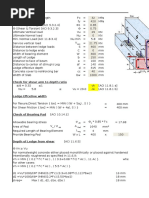 Corbel Design - ACI 318 PDF | PDF | Bending | Solid Mechanics