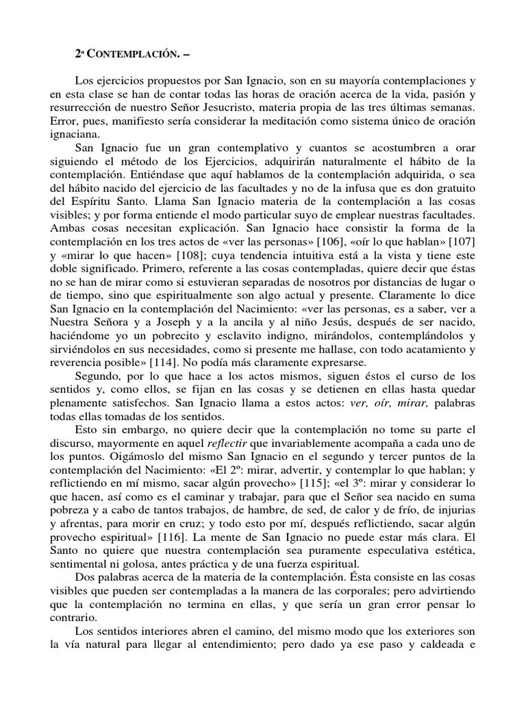 14 B La Contemplación Padre Carlos Miguel Buela | PDF | Oración ...