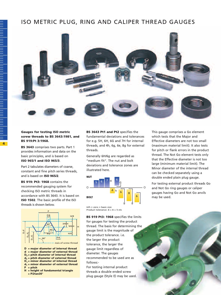 iso_metric_plug_gauges.pdf | Screw | Tools