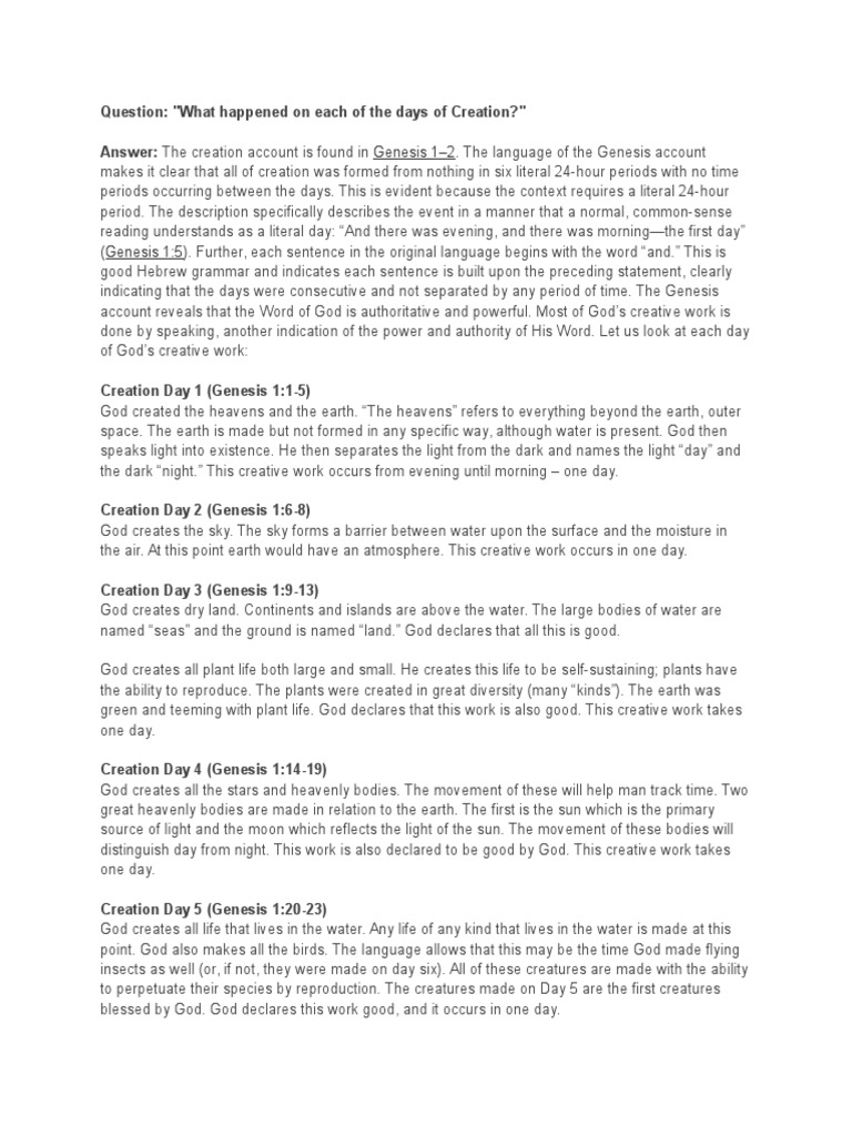 Genesis | PDF | Genesis Creation Narrative | Mythology