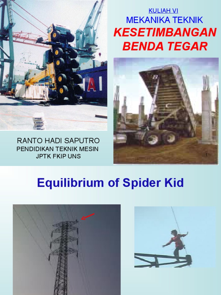 Kesetimbangan Benda Tegar dalam Mekanika | PDF | Fisika Teoritis ...