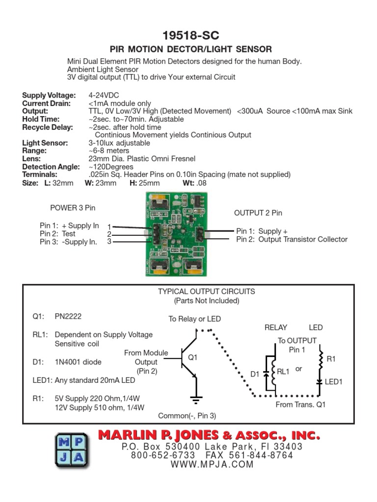 Pir-Am612 Teoria PDF | PDF | Relay | Light Emitting Diode