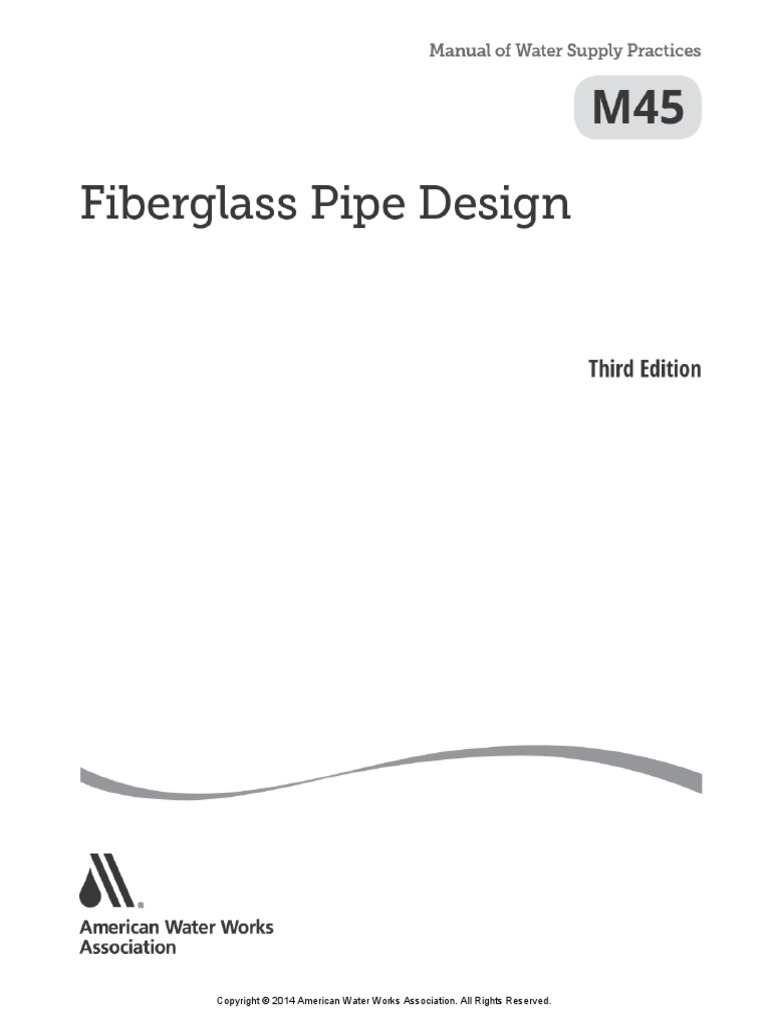 Awwa M45 | PDF | Pipe (Fluid Conveyance) | Civil Engineering