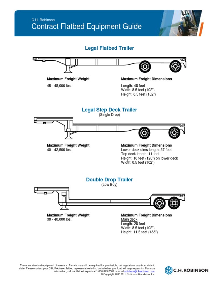 FlatbedEquipmentGuide 2013 PDF | PDF | Trailer (Vehicle) | Motor Vehicle