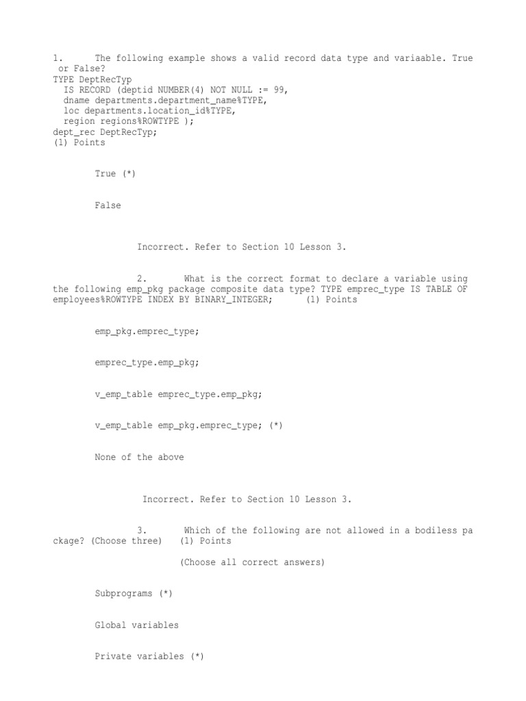 Mid Term 2 PLSQL | PDF | Pl/Sql | Subroutine