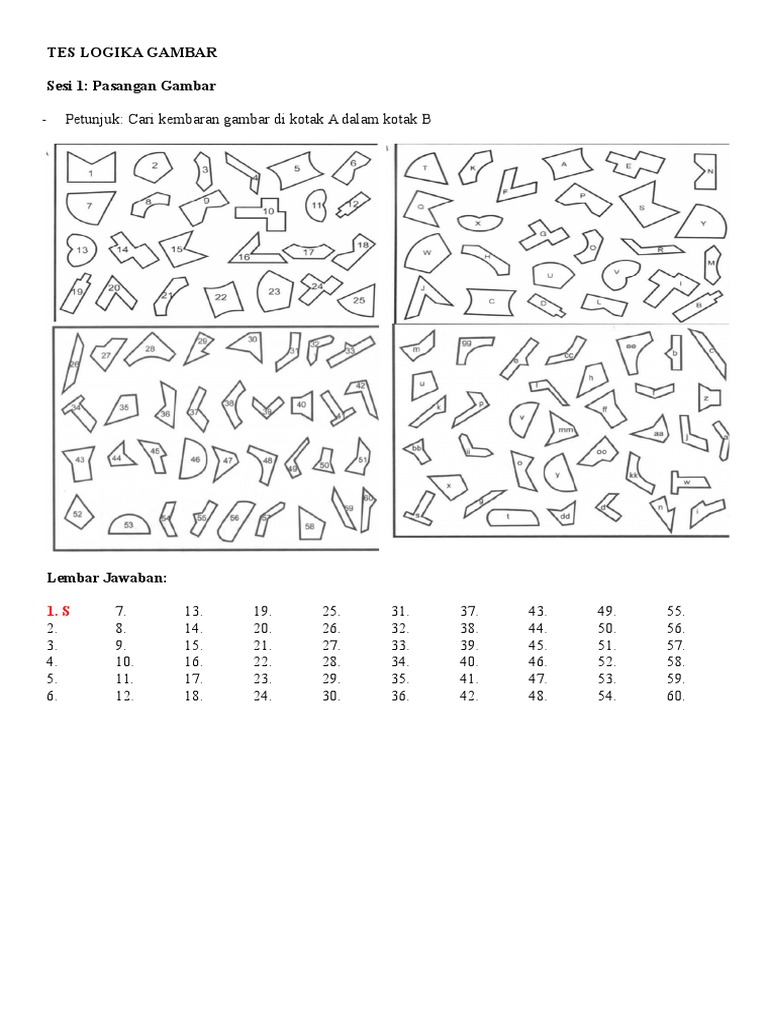 Tes Logika Gambar Pdf
