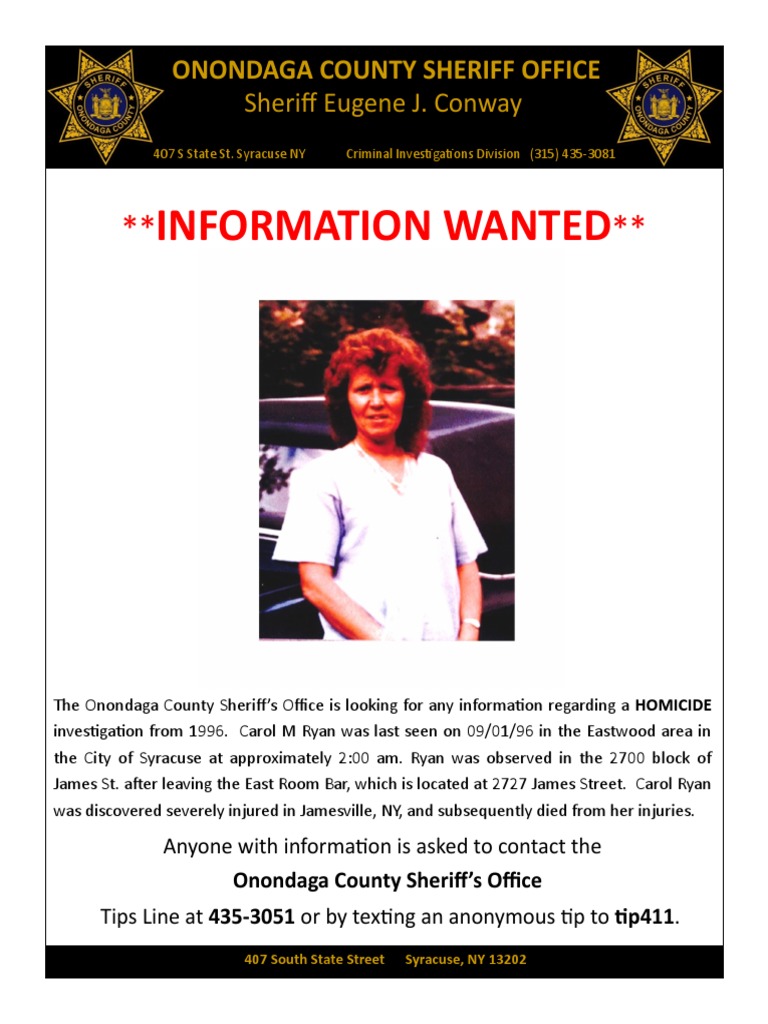 Carol Ryan Homicide | PDF