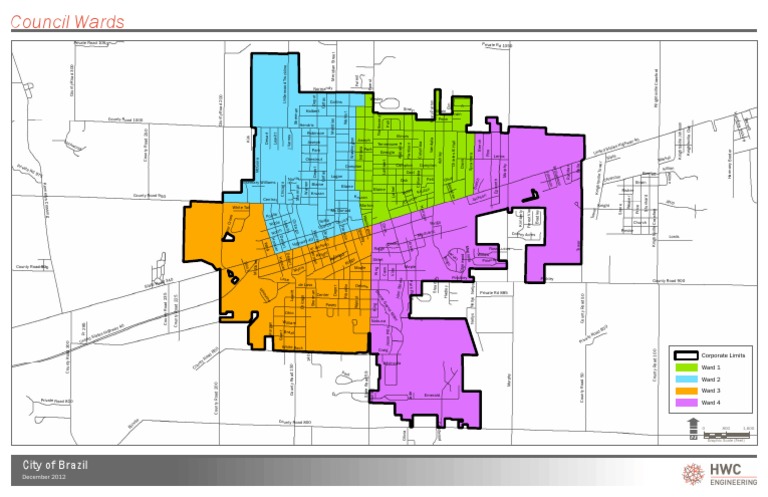 Brazil, Indiana - Zoning Map