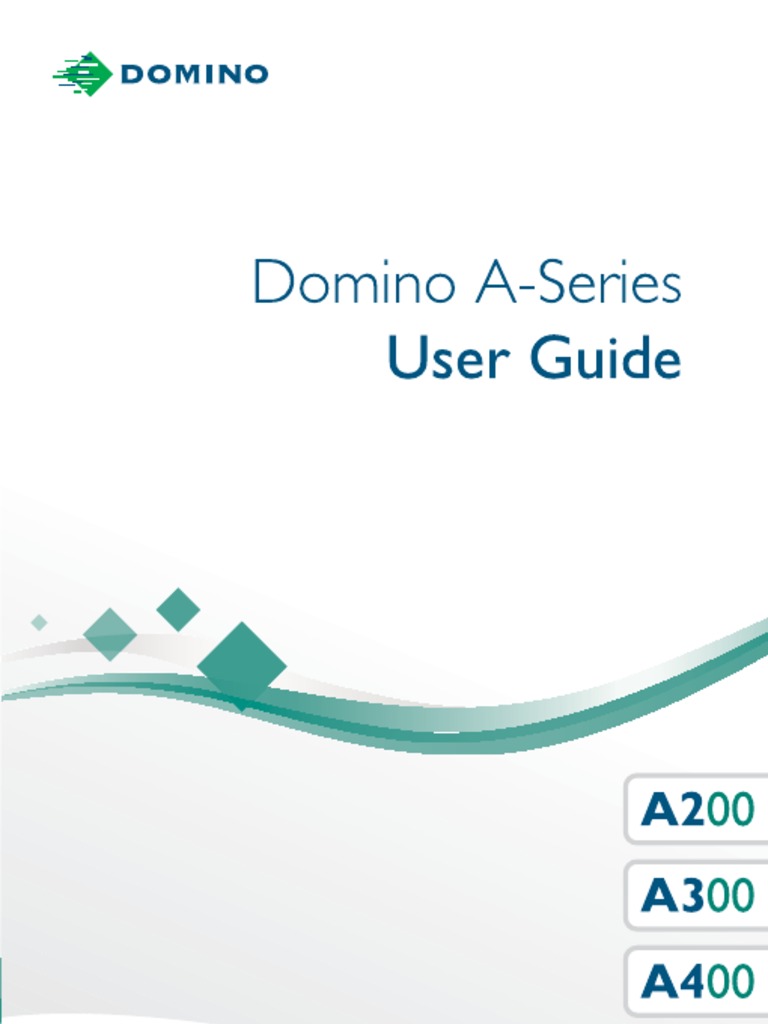 Domino A Series User Guide English | Computer Keyboard | Printer ...