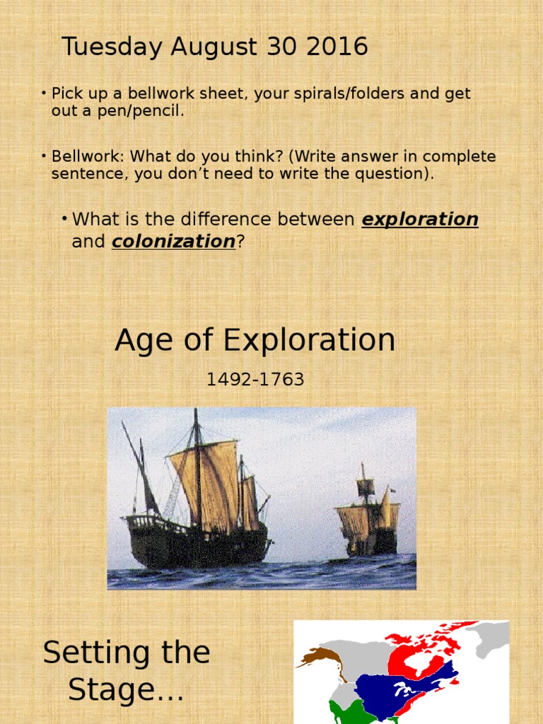 Exploration and Colonization Overview | PDF