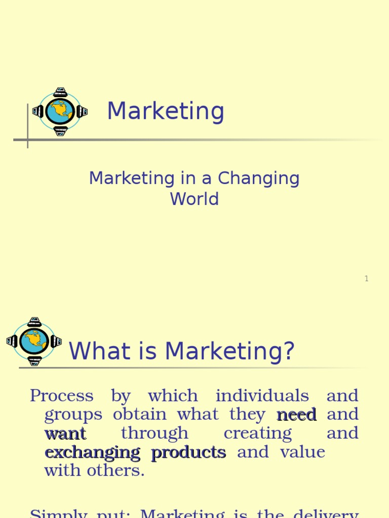 Marketing: Marketing in A Changing World | PDF | Business