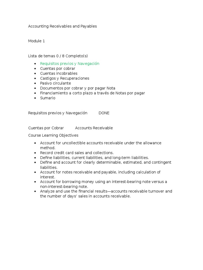 Accounting for Receivables and Payables | PDF | Debits And Credits ...