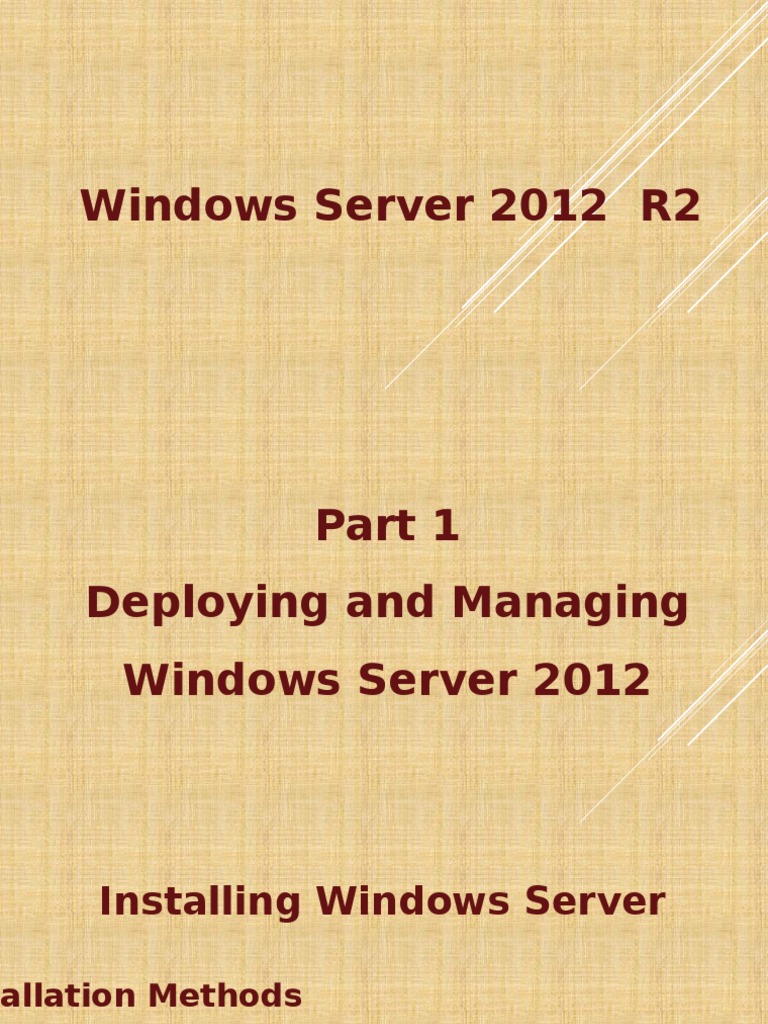 Windows Server 2012 R2 | Download Free PDF | Active Directory ...