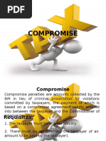 Compromise of BIR Tax Liability | PDF | Tax Noncompliance | Taxpayer