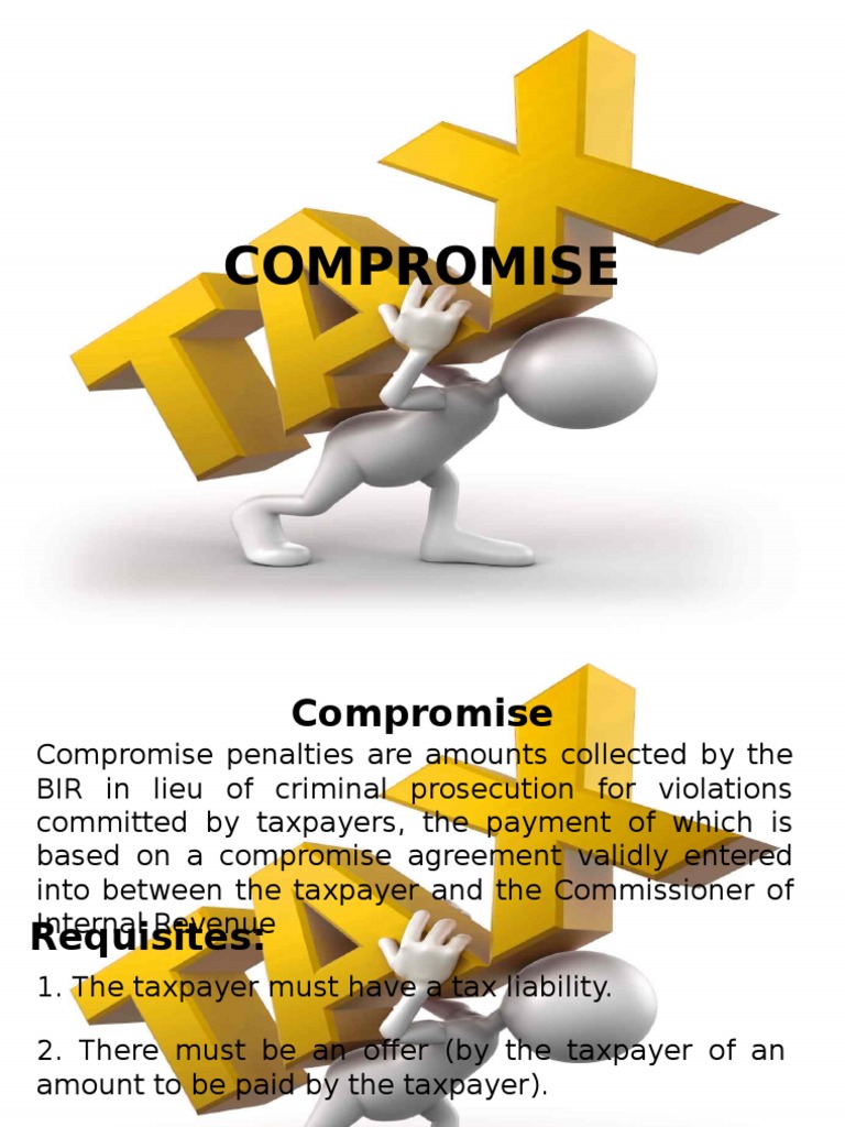Compromise Report | PDF | Tax Noncompliance | Internal Revenue Service