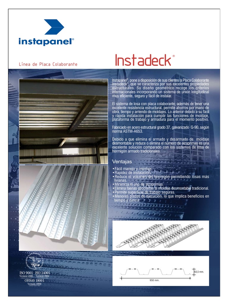 Insta Deck | PDF | Ingeniería estructural | Ingeniería