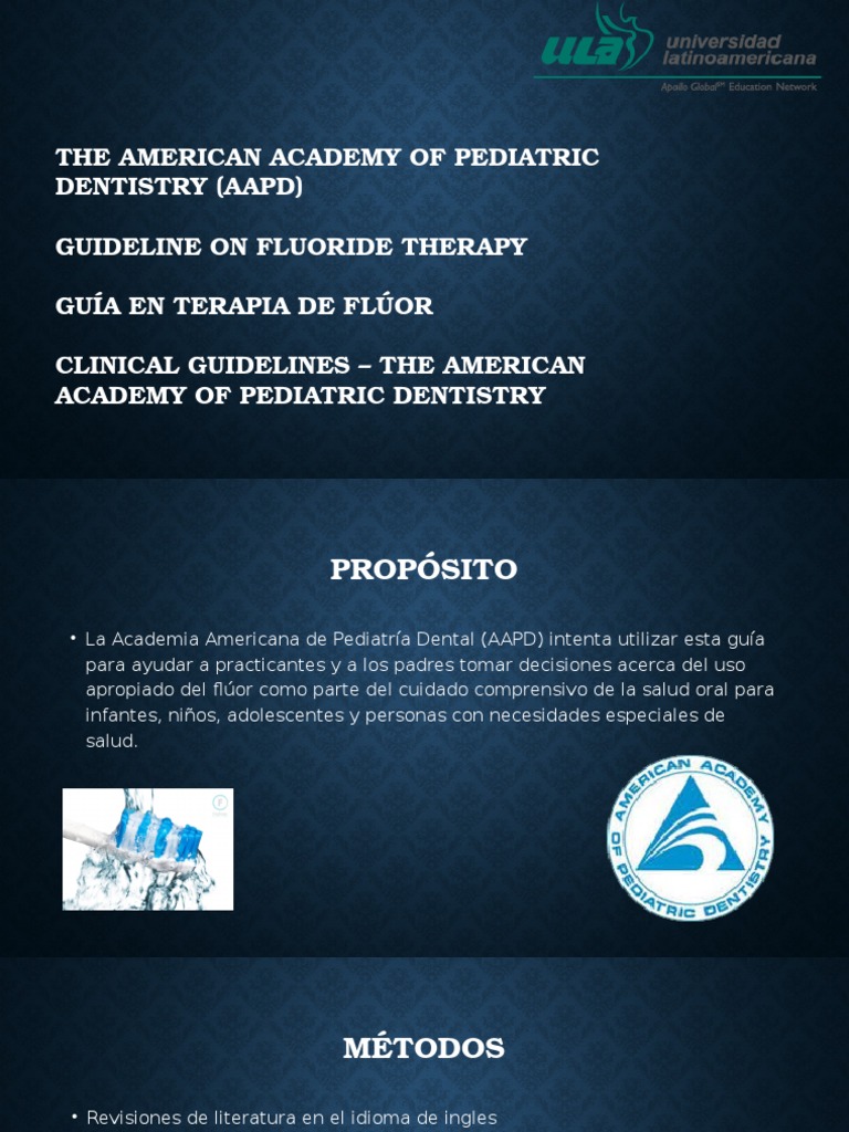 Guia de Terapia Con Fluor | PDF | Diente humano | Flúor