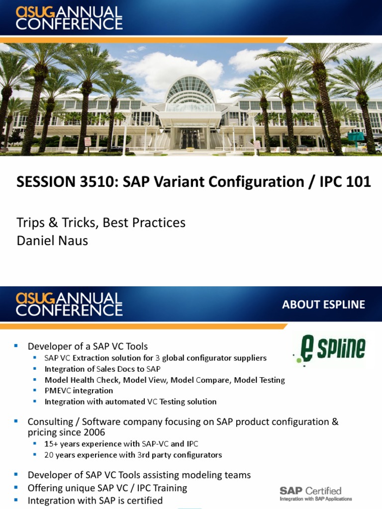 3510 Variant Configurator 101 and Utilizing Best Practices With SAP VC ...