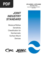 Ipc-Jedec J-STD-020F | PDF | Electrostatic Discharge | Soldering