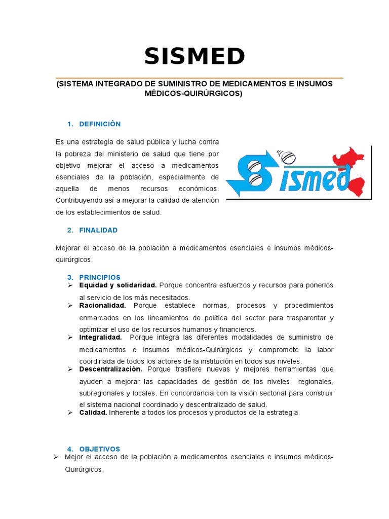 SISMED | Hospital | Farmacia